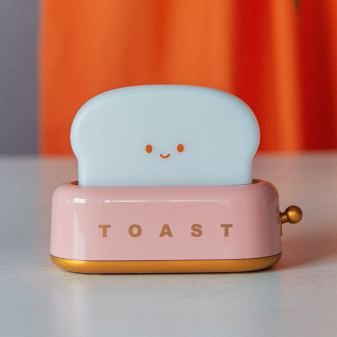 Дитячий світильник на акумуляторі у вигляді тостера, нічник з таймером ...