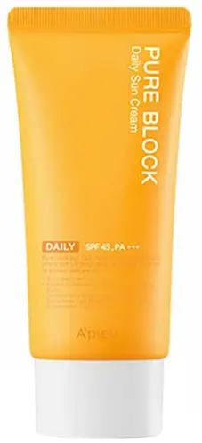A'pieu Pure Block Natural Daily Sun Cream SPF45/PA+++ 50ml (ID ...