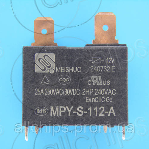 Реле 12В 25А MPY MPY-S-112-A relay, цена: 111.20 ₴, купить на Prom.ua