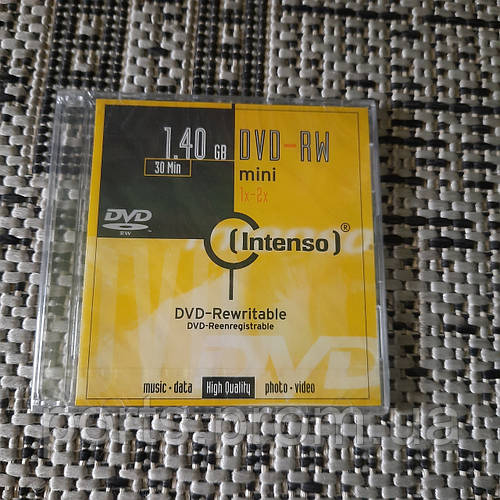 DVD-RW MINI диск 8 см 1.4 GB Intenso (ID#2473863555), цена: 200 ...