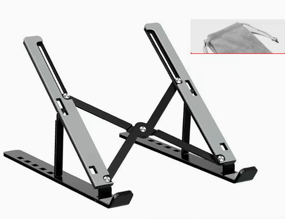 Підставка для ноутбука металева чорна тримач ноутбуку під кутом Laptop ...