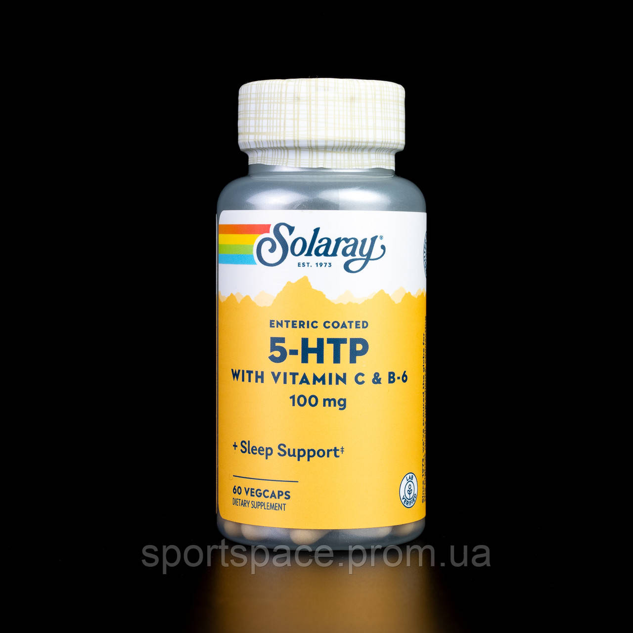 5-HTP 5-HTP with Vitamin C and B-6 100 mg (60 veg caps) Solaray (ID ...