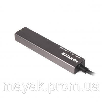 Концентратор Maxxter USB 3.0 Type-A 4 ports grey HU3A-4P-02 mayak (ID#2474354848), цена: 435 ...