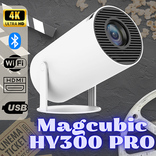 Проектор Magcubic HY300 PRO портативний смарт-проектор на Android 11 ...