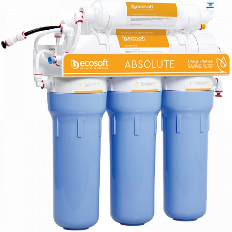 Фильтр обратного осмоса Ecosoft Absolute MO650MECO Обратный осмос с минерализатором Обратный ...