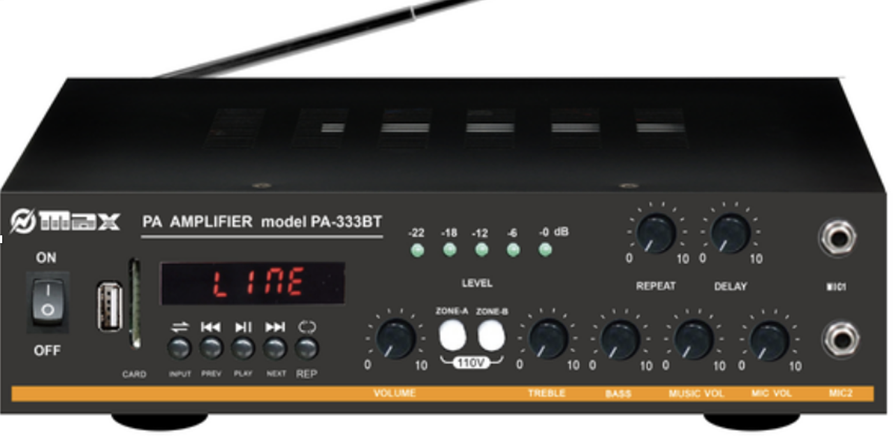 Мощный усилитель звука PA-333BT с Bluetooth (ID#2474696553), цена: 2786 ...