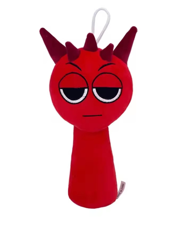 Рэдди спрунки красный мягкая игрушка инкредибокс sprunki toy Incredibox ...