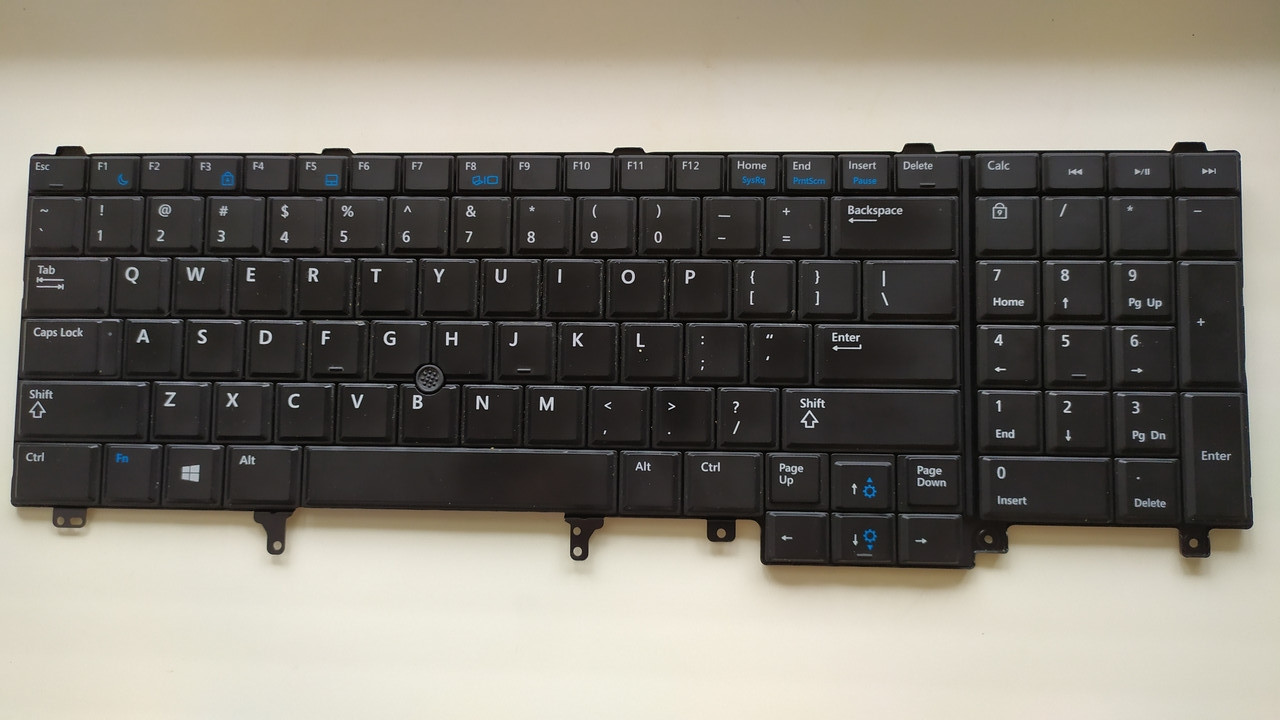 Клавіатура оригінал без підсвічування Dell Latitude E6520 E6530 E6540 ...