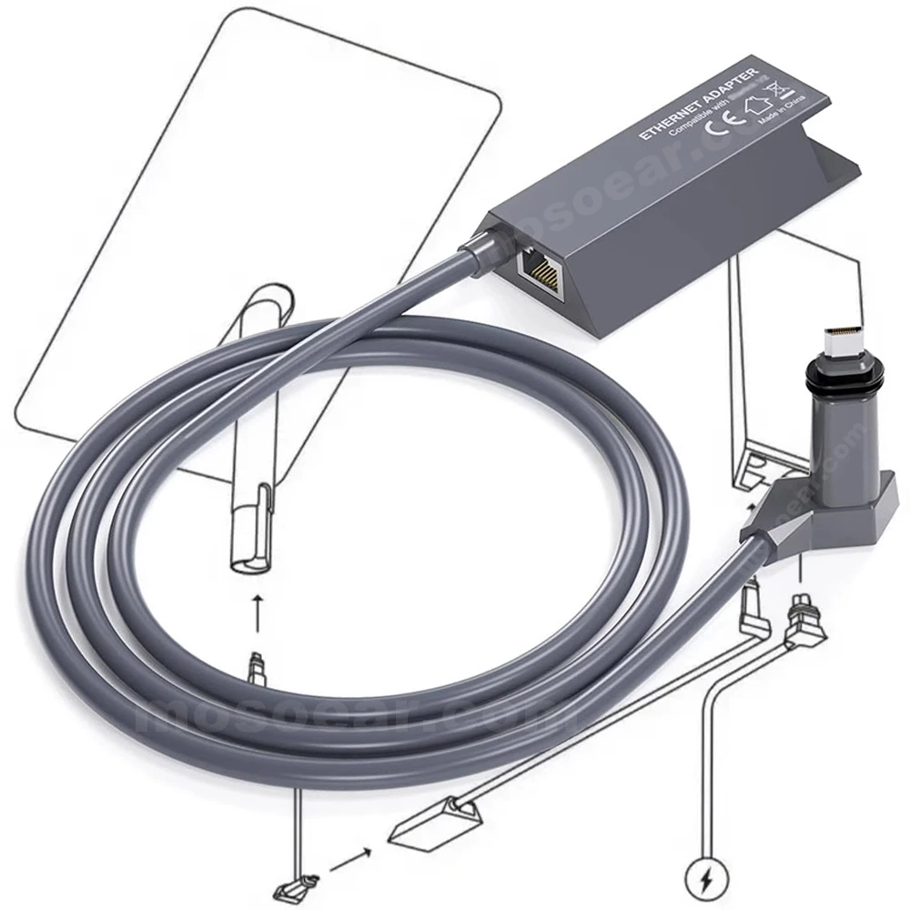 Адаптер Starlink Ethernet Adapter V2 перехідник адаптер для Starlink