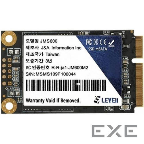 SSD LEVEN JMS600 512GB mSATA (JMS600-512GB) (ID#2476586589), ціна: 1756 ...