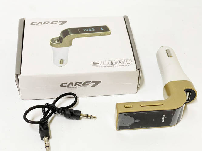 Автомобильный FM-модулятор фм трансмиттер Bluetooth USB CARG7 ...