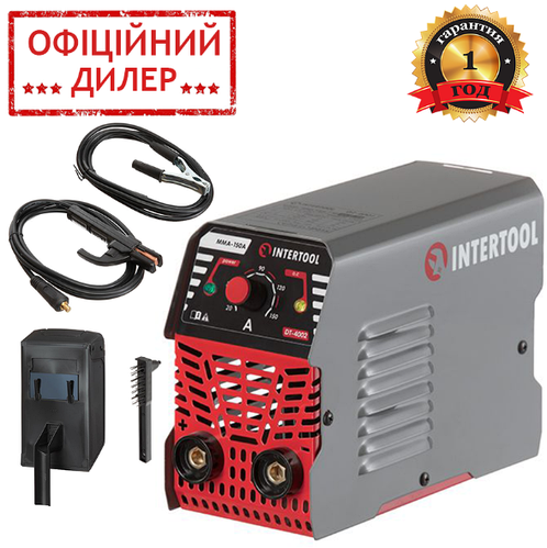 Інверторний зварювальний апарат MMA-150A Intertool GRT DT-4002 (230 В, 20 - 150 А) Зварювальний ...