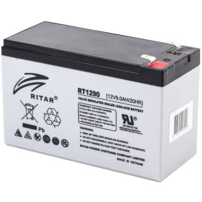 Батарея до ДБЖ Ritar AGM RT1290, 12V-9Ah (RT1290) twist reta, ціна: 813 ...