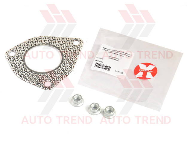 Ремкомплект труби приймальної Lanos, Aveo (прокладка, гайки ...