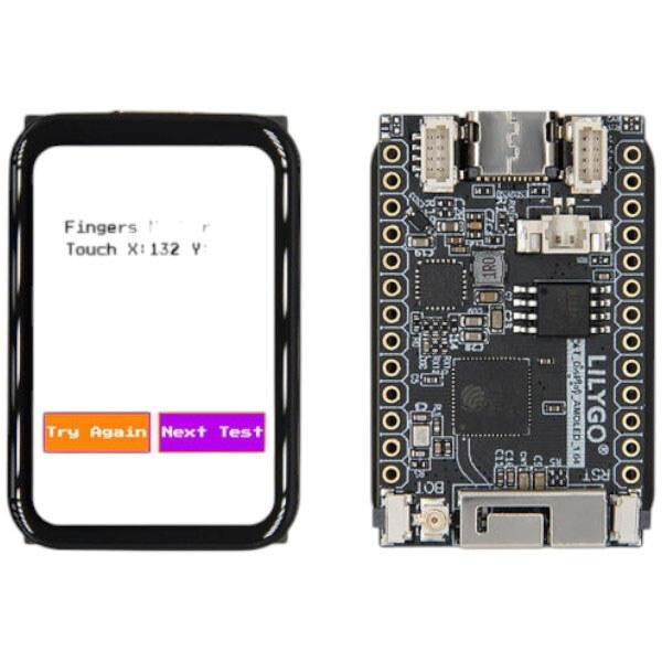 LILYGO® T-Display-S3 ESP32-S3 AMOLED 1.64-inch ICNA3311 Touch Display ...