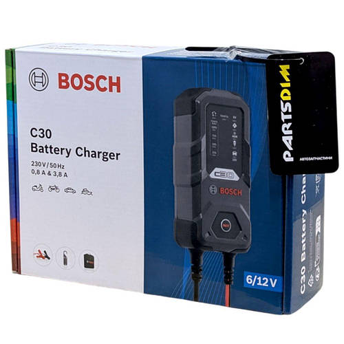 Зарядное устройство для аккумуляторов BOSCH C30 6V/12V 3.8A, 120Ah (ID ...