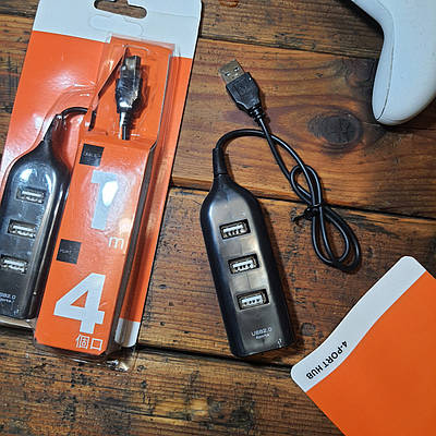 USB удлинитель 3 портовый USB 2.0, 20см HUB, ціна: 121 ₴, купити на Prom.ua