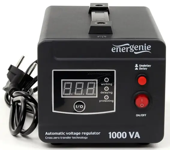 Стабилизатор напряжения EnerGenie EG-AVR-D1000-01 1000VA (ID#2481395231), цена: 1365 ₴, купить ...