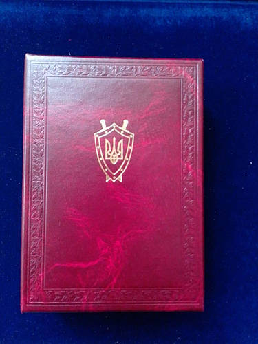 Футляр для нагород 85 х 120 х 30 мм колір Бордовый (ID#2482079531 ...