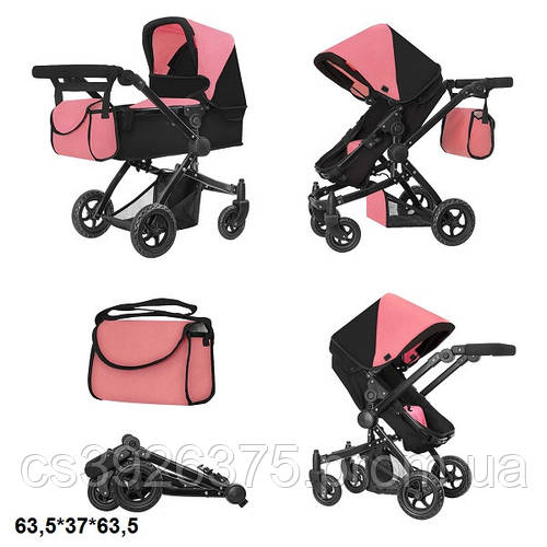 Коляска универсальная для куклы Melogo 9651B Carrello Maestro, люлька ...