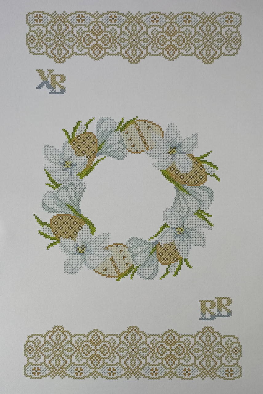 РПС028, схема для вишивки бісером Великоднього рушника | Нитка і Ножиці ...