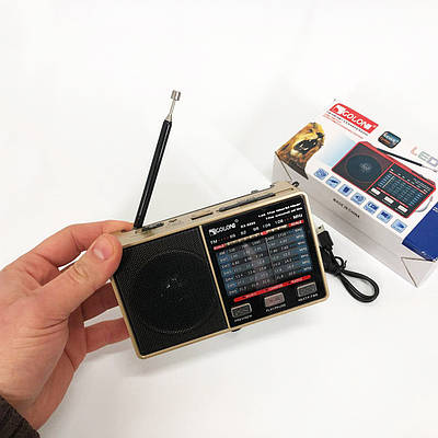 Радио GOLON RX-8866 цифровой портативный радиоприемник с фонариком ...