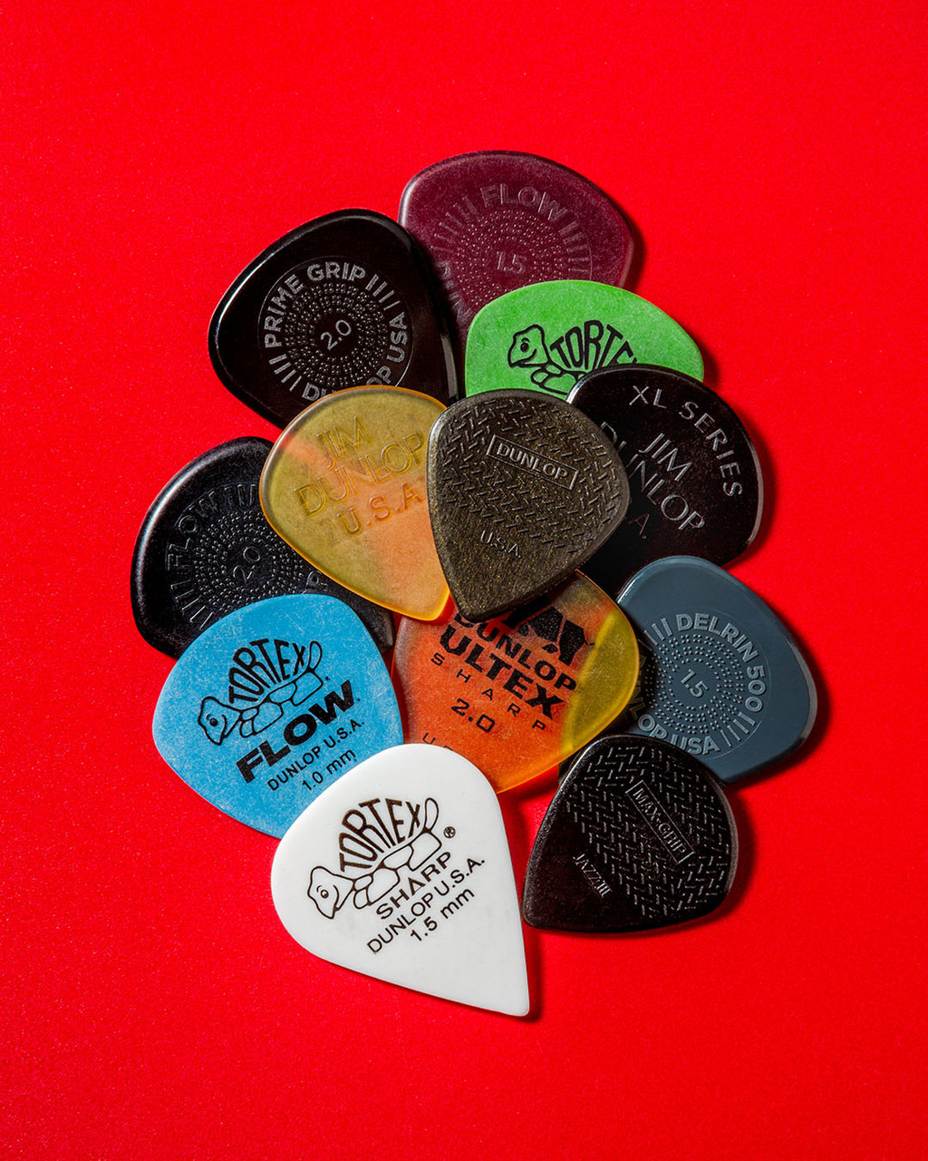 Медиаторы Dunlop SHRED PICK VARIETY PACK PVP118 (12шт.), цена: 315 ...