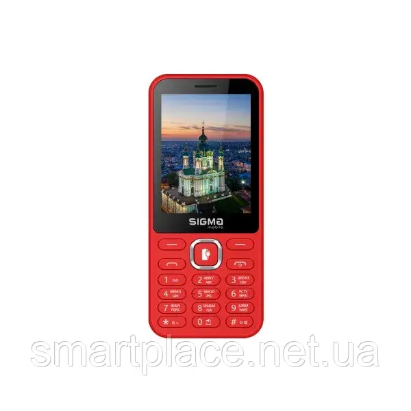 Кнопковий телефон Sigma mobile X-style 31 Power Type-C Red (ID ...