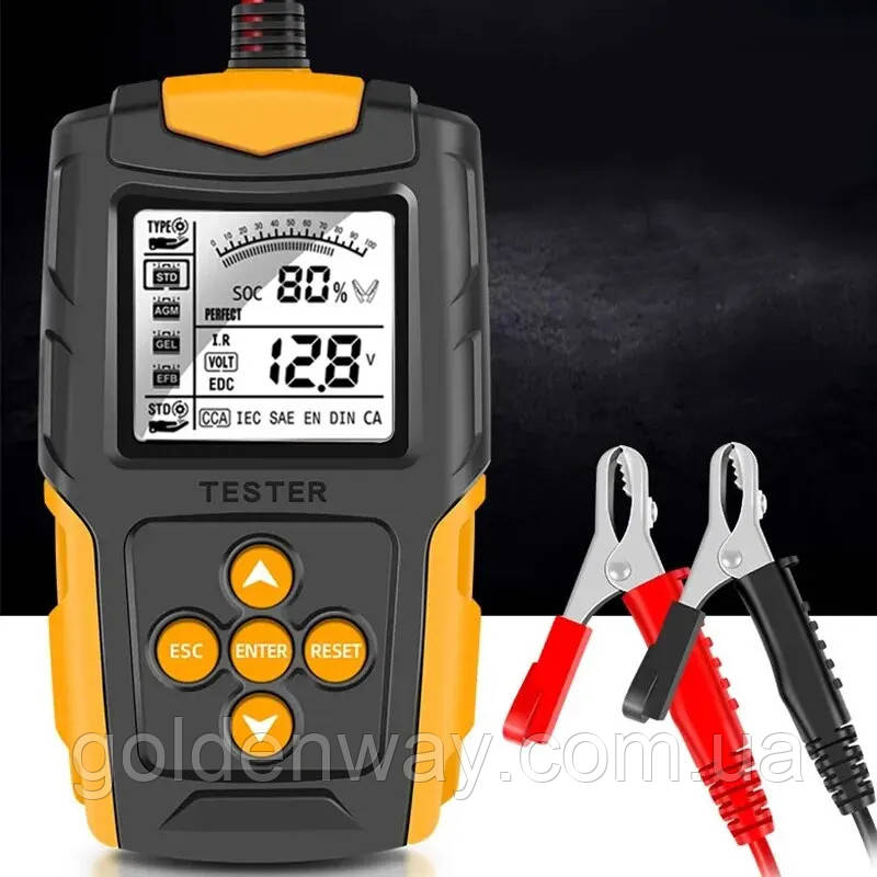 Тестер акумуляторних батарей Foxsur FBT-200 12-24v SOH SOC CCA IR ...
