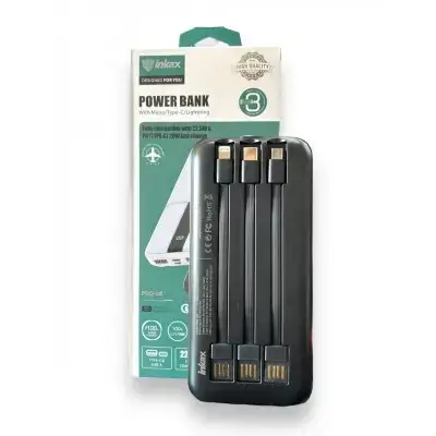 Повербанк Power Bank Inkax PBQ-08 10000 mAh, Универсальный портативный ...