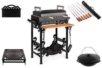 Мангал гриль BBQ SmokeHouse Античный в комплектации "Maximum", цена ...