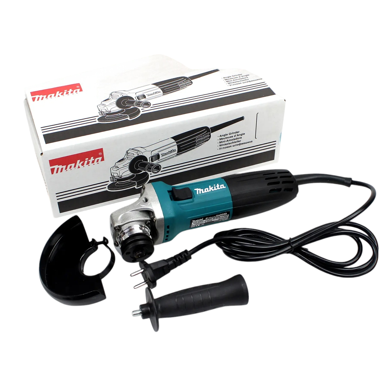 Болгарка Makita GA5030 шліфувальна машина Макіта 840 Вт коло 125 мм з ...