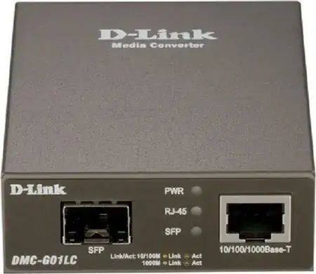 Мережева карта D-Link Konwerter Światłowodowy Dlink Dmc-G01Lc/E 10/100/1000 To Sfp Standalone ...