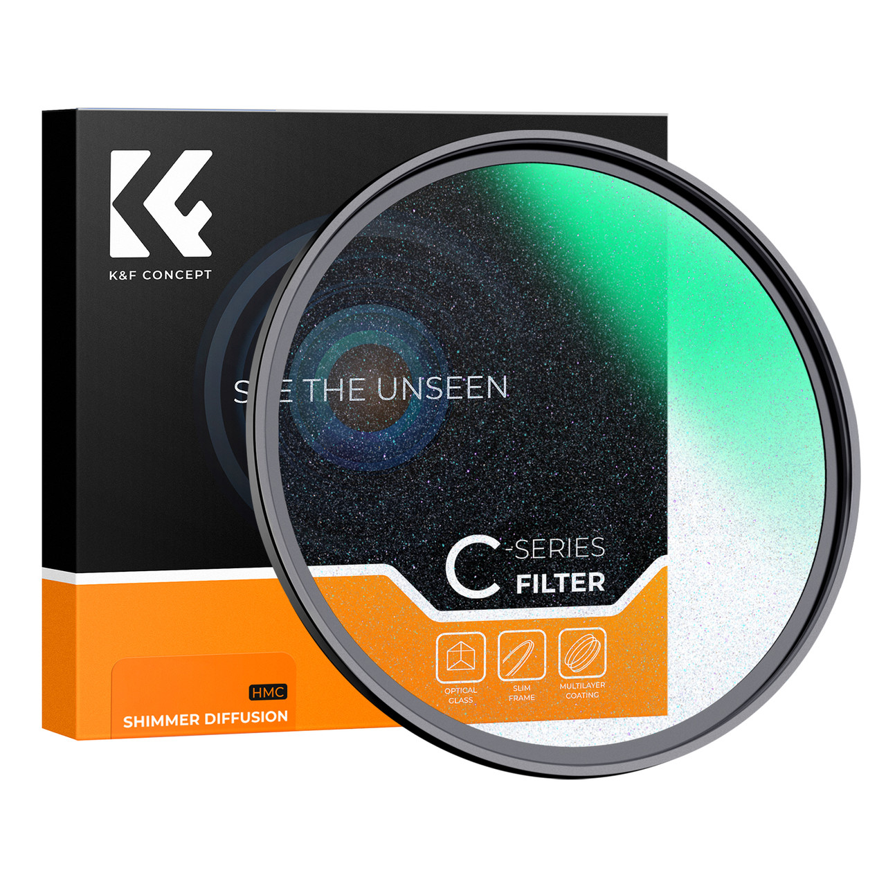 Фильтр рассеяния мерцания K&F Concept Shimmer Diffusion Lens Filter C ...