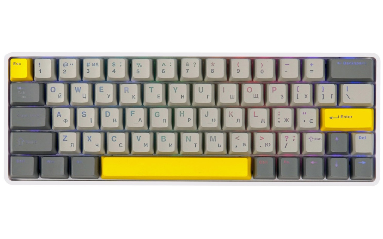 Клавиатура игровая механическая беспроводная EPOMAKER EP-64-WM White 2 ...