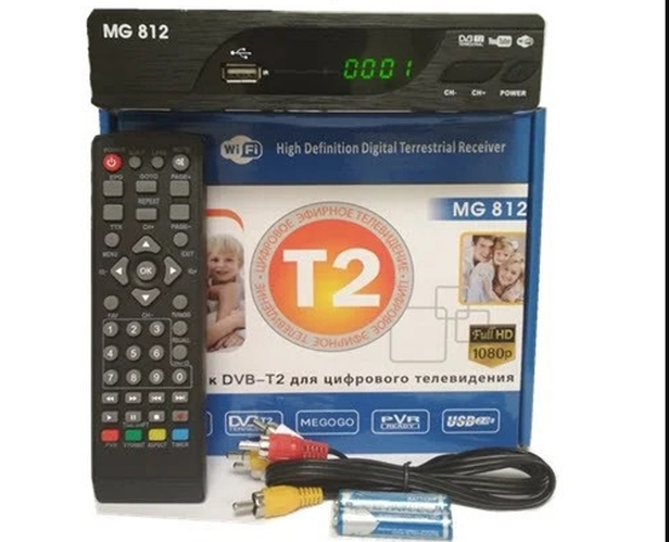 Тюнер TV цифровой MG 812 телевизионная приставка T2 с просмотром YouTube (ID#2489779813), цена ...