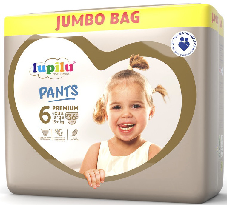 Підгузки-трусики 6 Lupilu premium (15+кг) 36 шт. (ID#1637627692), ціна ...