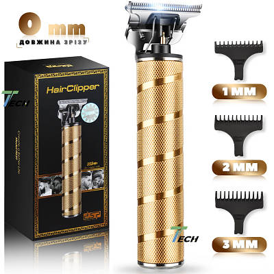 Аккумуляторный триммер для стрижки волос и бороды 8800 об/хв, IPX5 ...