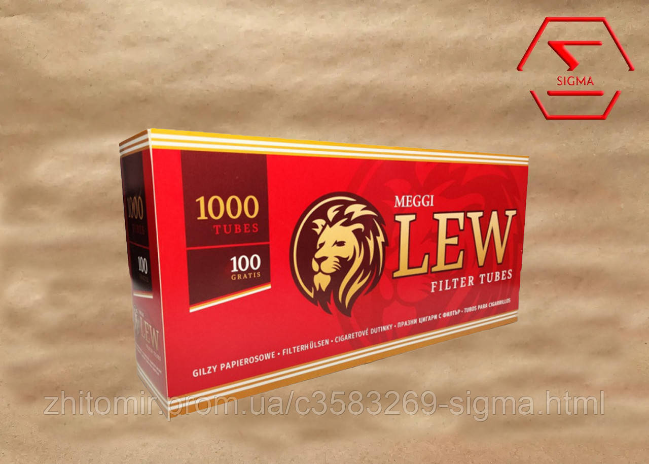 Гільзи Lew 1000 штук (ID#2498706267), ціна: 220 ₴, купити на Prom.ua