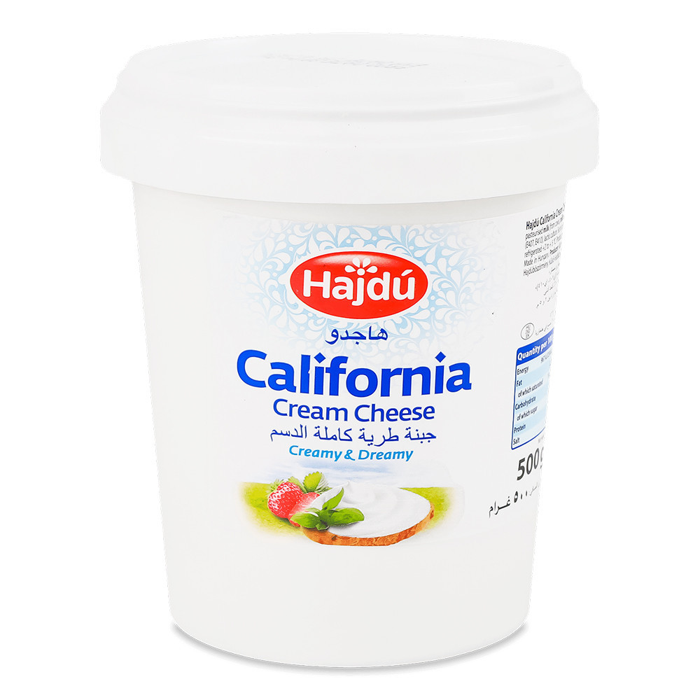Крем Сир Вершковий Hajdu California Cream Cheese, 500 г, цена: 186 ...