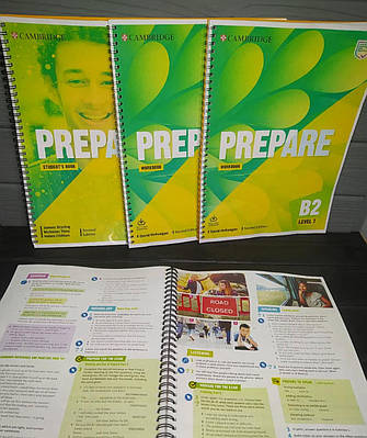 Prepare! Level 5 B1 2nd edition (комплект Student цветной + Work book ч ...