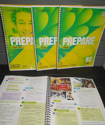 Prepare! Level 7 B2 2nd edition (комплект Student кольорова + Work book ч/б) (ID#2490367951 ...