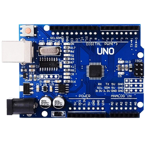 Плата Arduino Uno R3, ATmega328P-AU, USB, AVR (ID#2490419951), цена ...