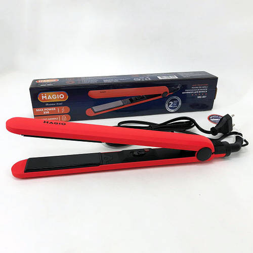 Эргономичный утюжок выпрямитель MAGIO MG-601, Щипцы плойка для выпрямления волос, GP-923 Плойка ...