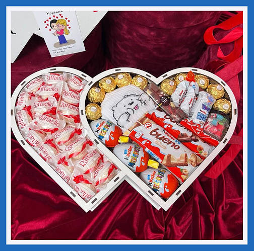 Подарочный бокс со сладостями, Подарок на день рождение из конфет ...