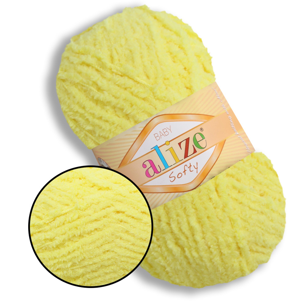 Alize Softy, Лимонний №187 - купити інтернет-магазин товарів для рукоділля Україна. Опт та роздріб