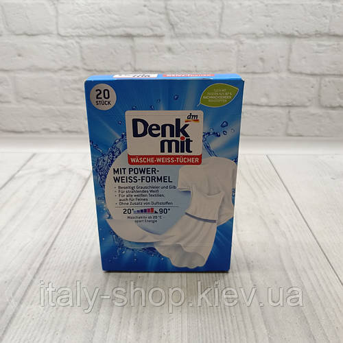 Denk mit відбілюючі серветки для прання всіх типів тканини + делікатні ...