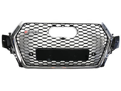 Решітка радіатора Chrome Black (у стилі RSQ7) на AUDI Q7 4M 2015-2020 ...