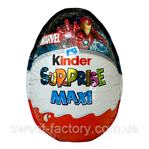 Шоколадні яйця Kinder Surprise Maxi Marvel 100g (ID#2493037259), ціна ...