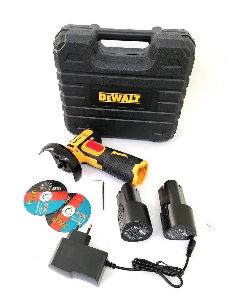 Мини болгарка аккумуляторная Dewalt 12V УШМ шлифмашина угловая Деволт ...
